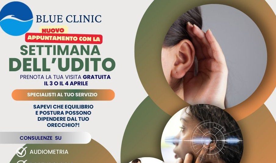 Controllo gratuito dell'udito alla Blue Clinic