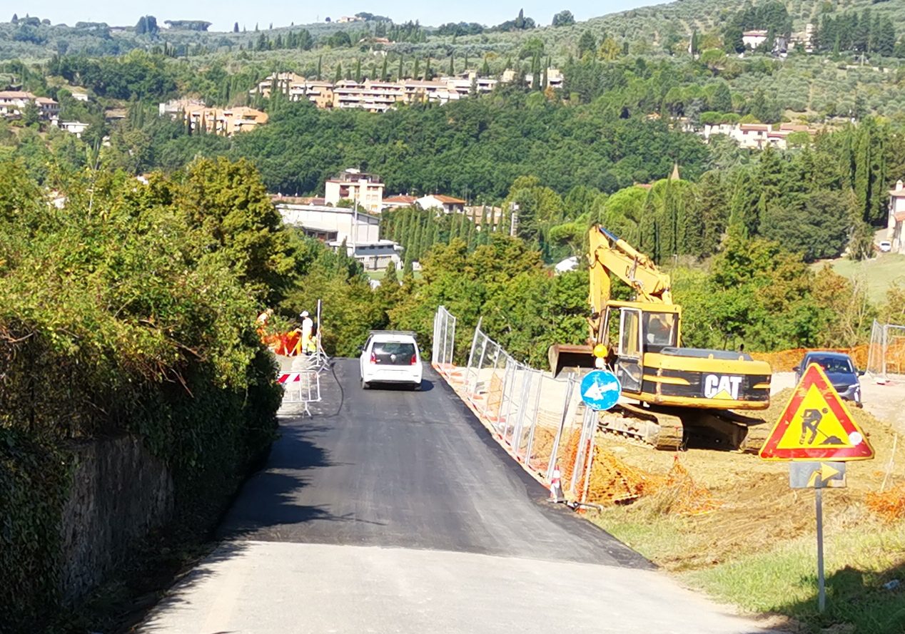 Le montagne russe in via di Lilliano e Meoli (video)